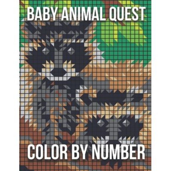Rabby Hasan | Other | Baby Animal Quest Color By Number Activity Puzzle ...